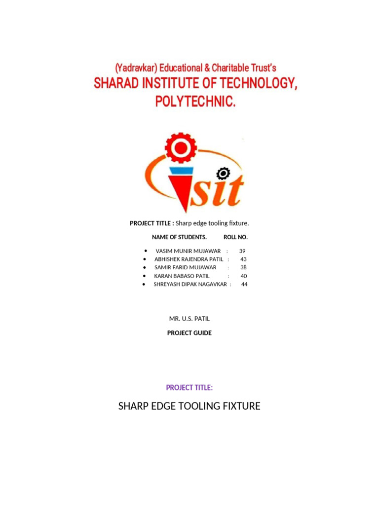 Sharp Edge Tooling Fixture 115 | PDF | Tools | Metalworking