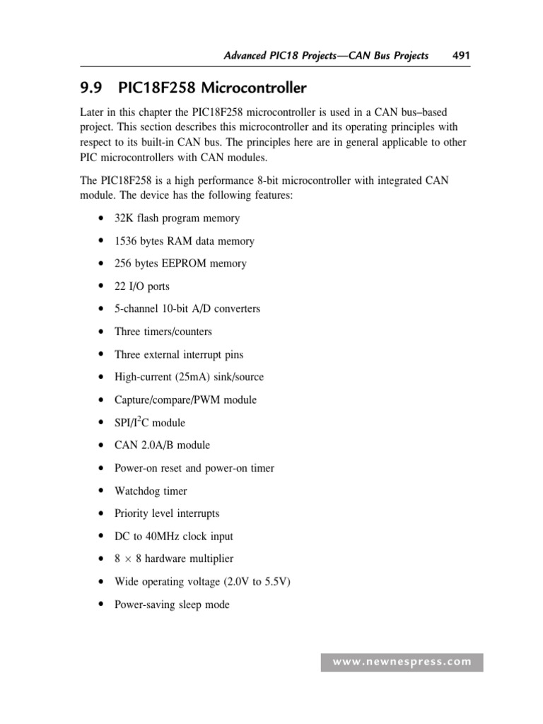 CAN Bus Temperature Sensor | PDF | Microcontroller | Information And Communications Technology