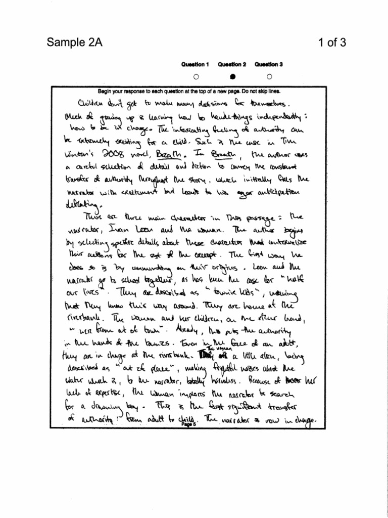 2021 Q2 Example Essays | PDF