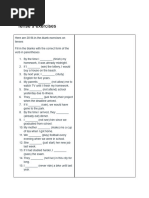 Tenses Change Worksheet for Class 6 | PDF | Grammatical Tense | Grammar