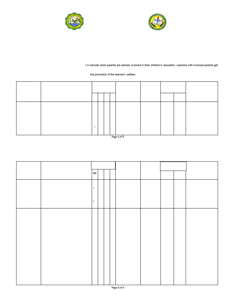 Final Action Plan Pta Program | PDF | Behavior Modification | Cognition