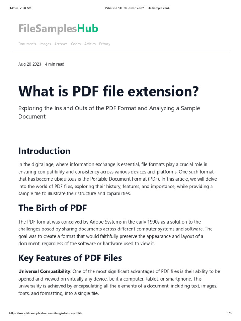 What Is PDF File Extension | PDF | Software | Computer Science