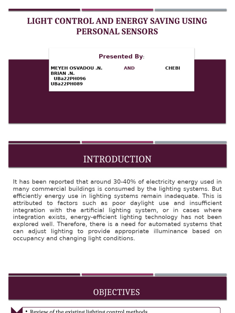 Smart Lighting Control for Energy Savings | PDF | Lighting | Automation