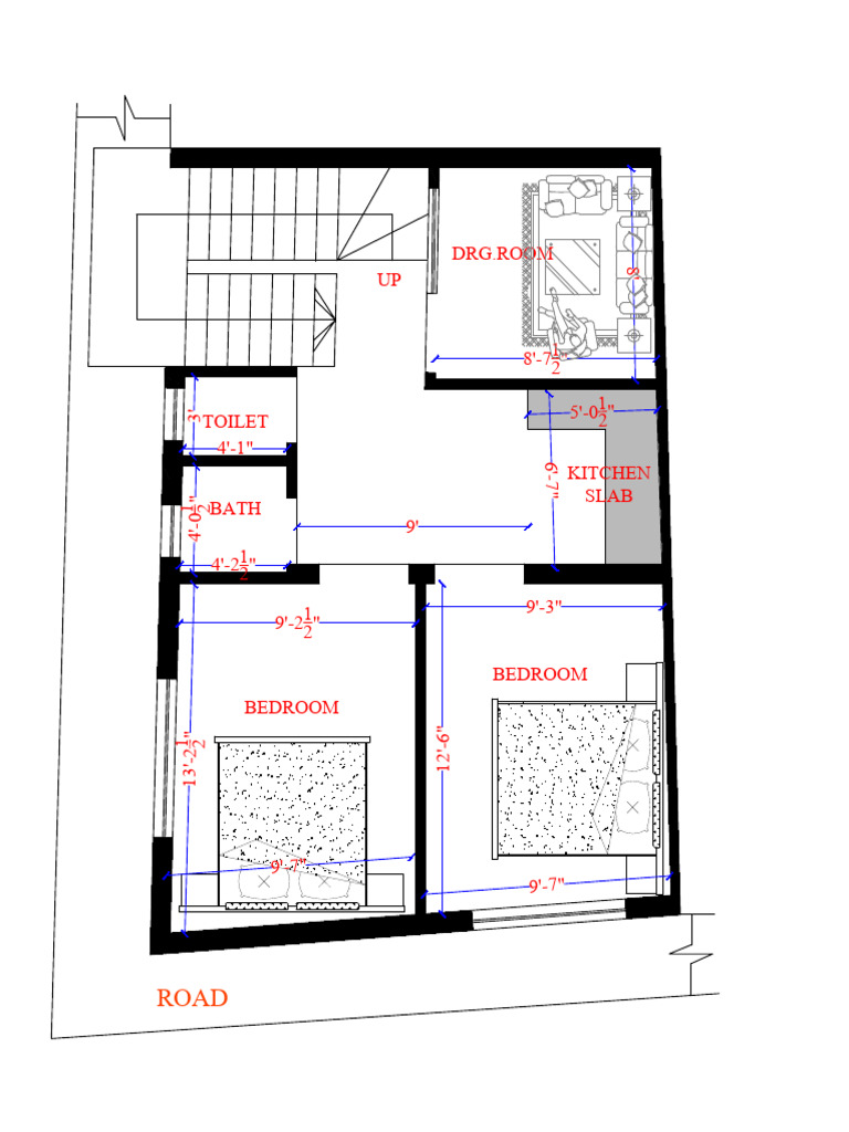 Floor Plan Layout for DRG.ROOM | PDF