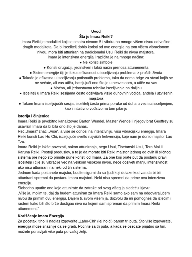 Imara Reiki | PDF