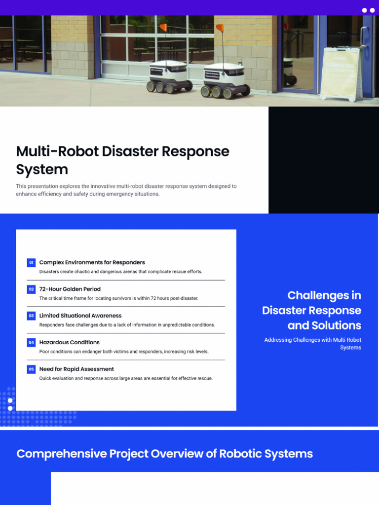 Multi-Robot Disaster Response | PDF