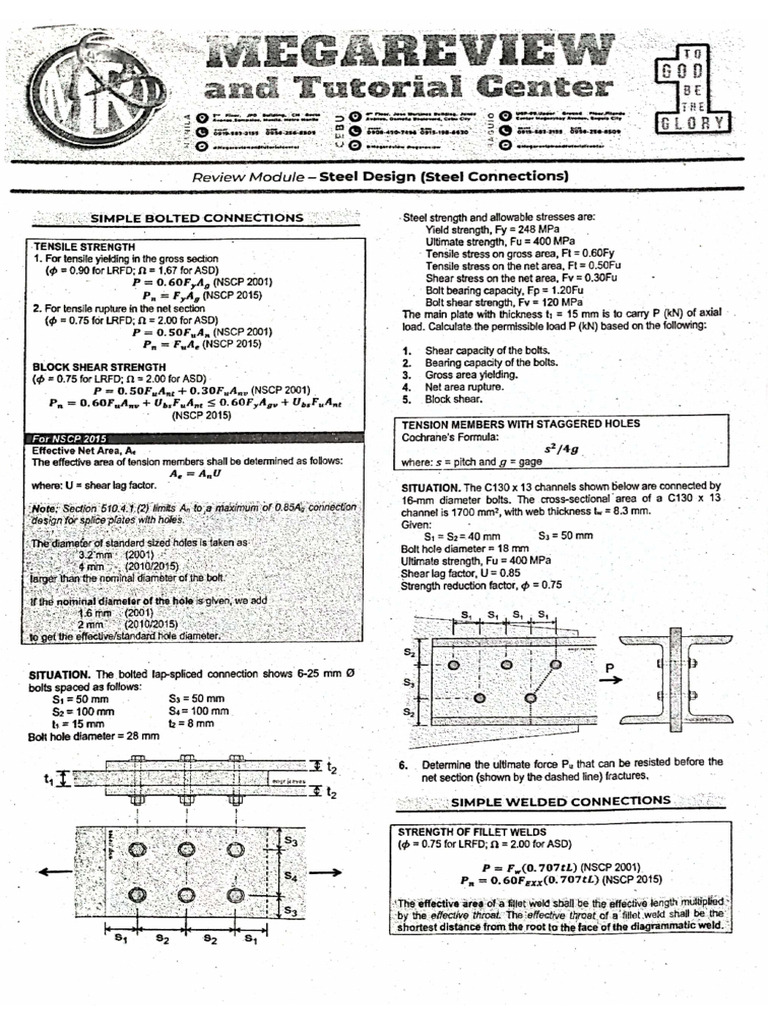 d12 Steel Design (Steel Connections) | PDF | Bending | Fracture