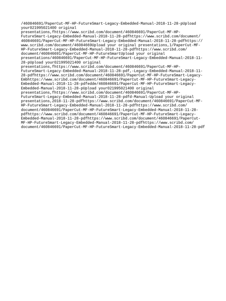 PaperCut MF HP FutureSmart Manual | PDF