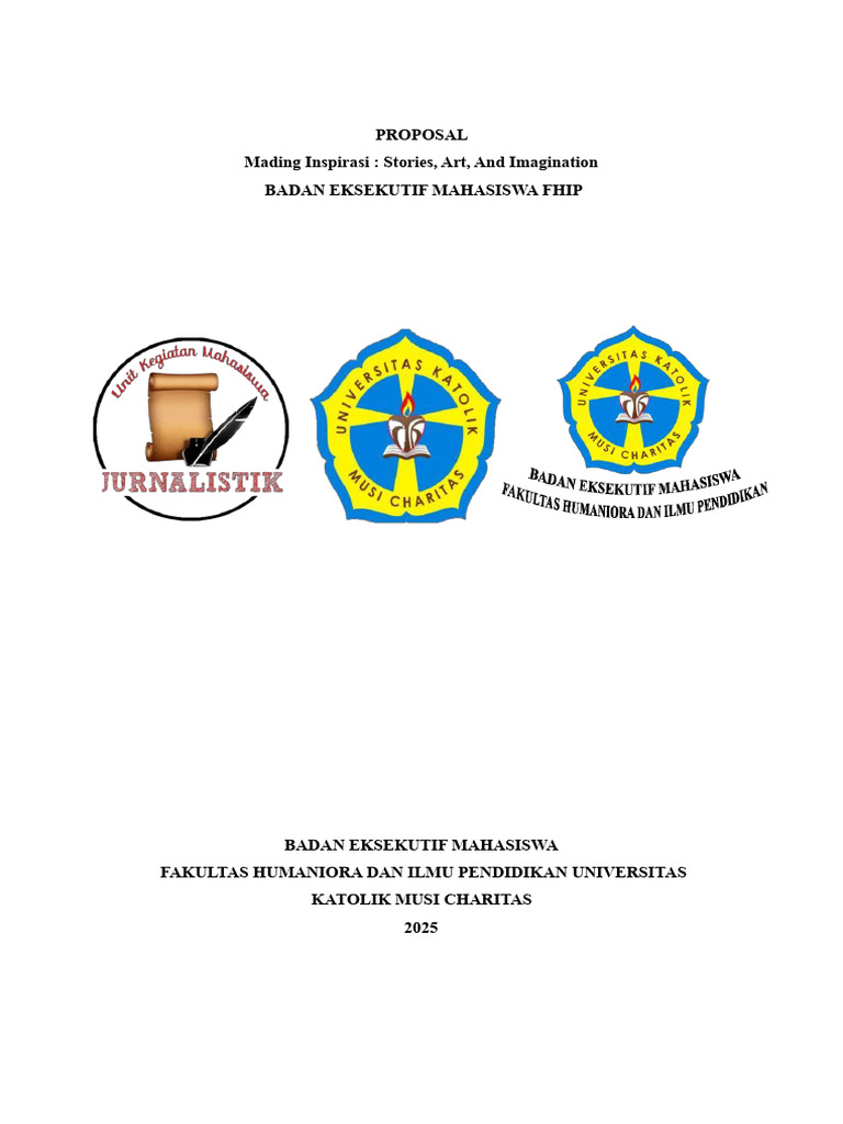 Proposal Mading Inspirasi Bem Fhip | PDF