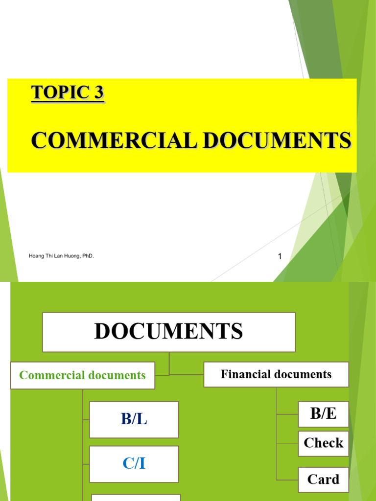 Overview of Commercial Documents | PDF | Bill Of Lading | Insurance