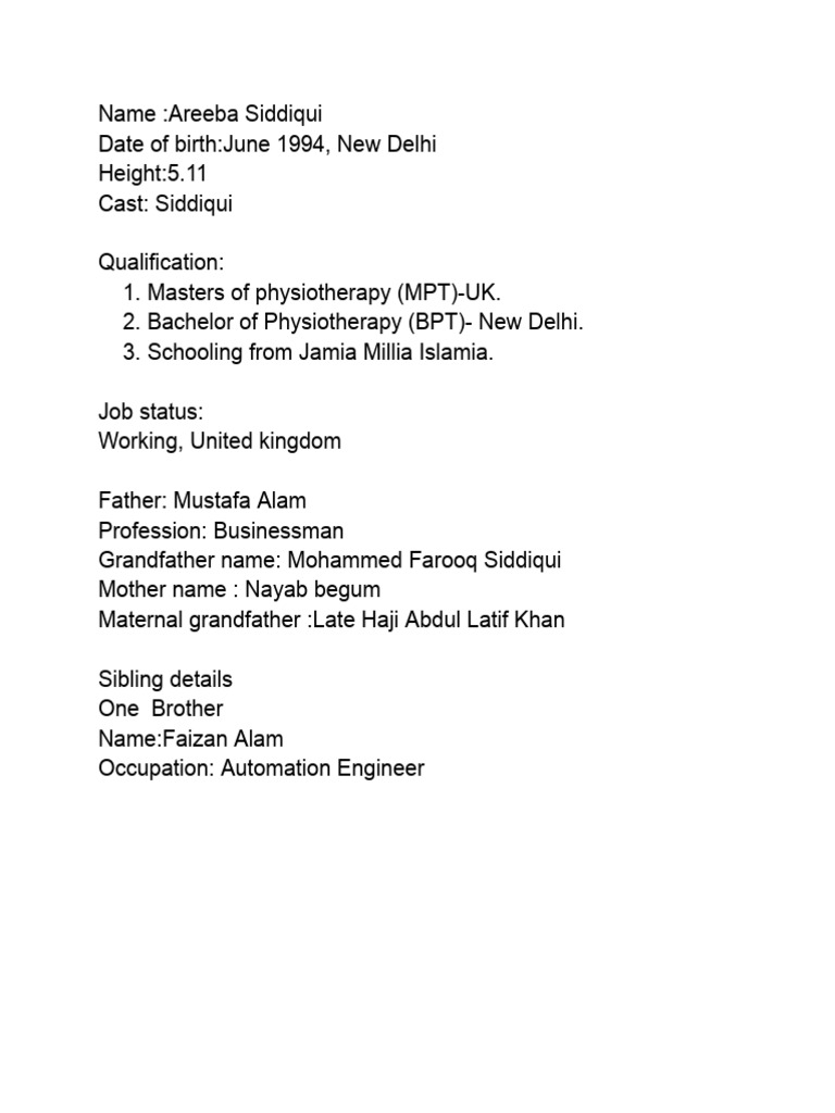 Areeba Siddiqui | PDF