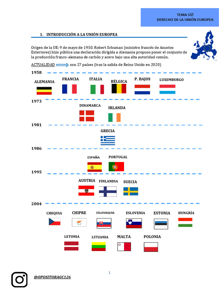 TEMA 5. | PDF | Parlamento Europeo | Política mundial