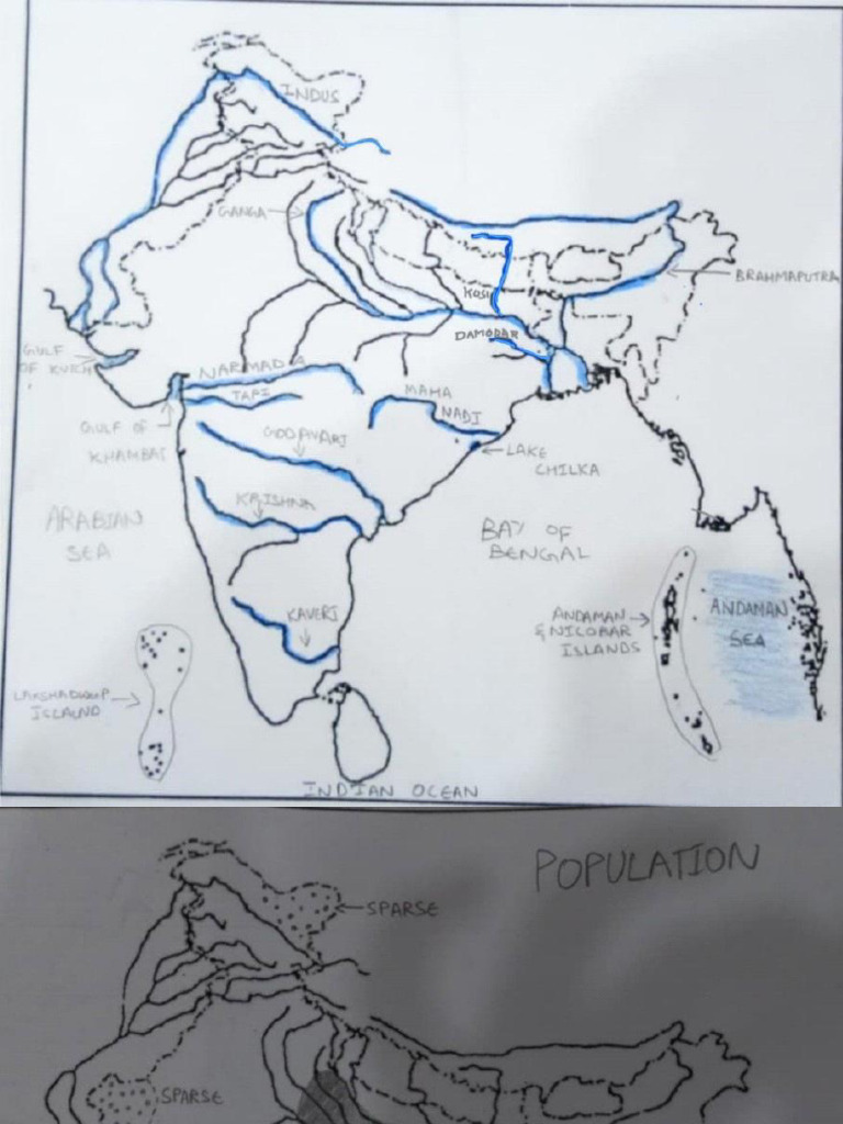 10 ICSE Map Work For Mid Term | PDF