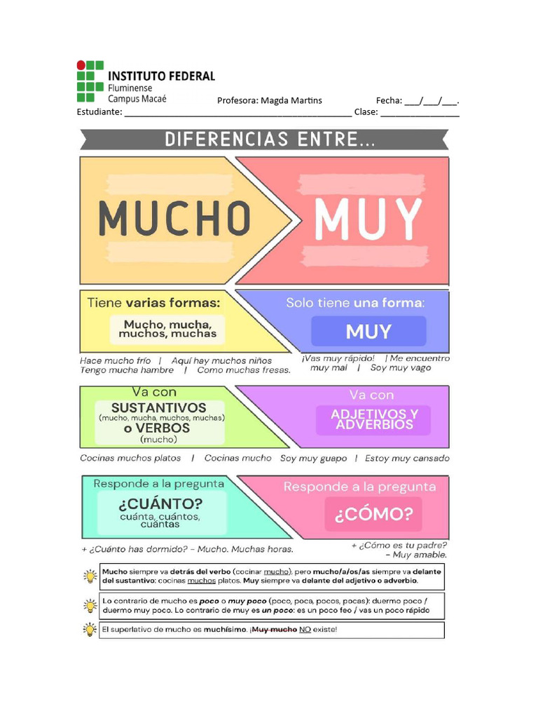 Muy Mucho | PDF