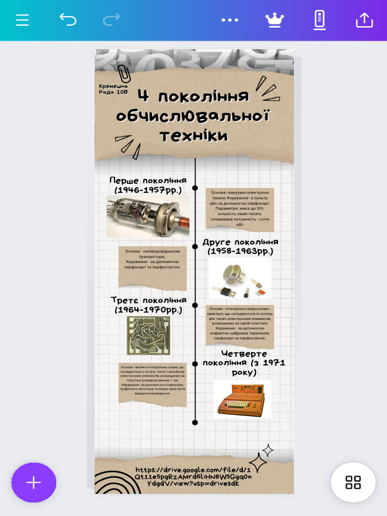 Beige Scrapbook Timeline History Infographic - Инфографика | PDF