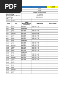 Timesheet 1 - 31 July 2025 | PDF | Working Time