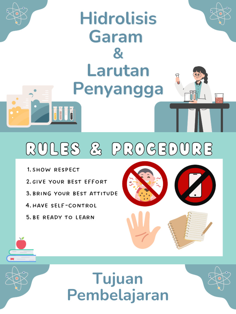 Belajar Larutan Standar Presentasi Biru Dan Putih Sederhana | PDF