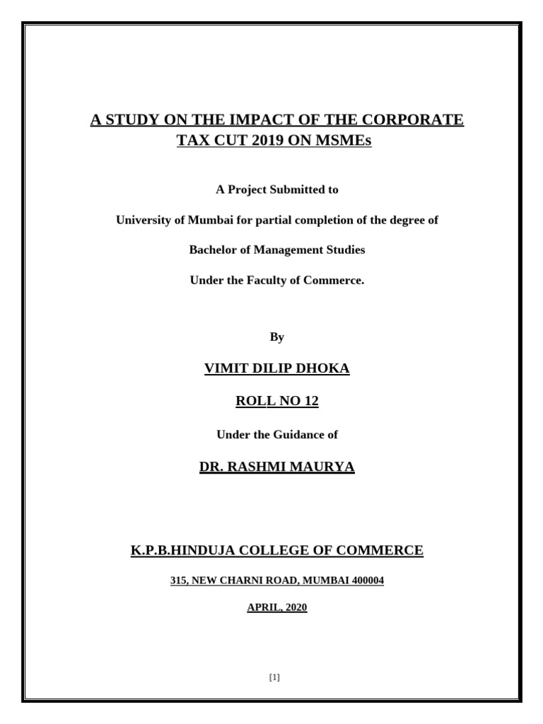 Vimit Dhoka Roll no.12 BlackBook | PDF | Sample Size Determination ...