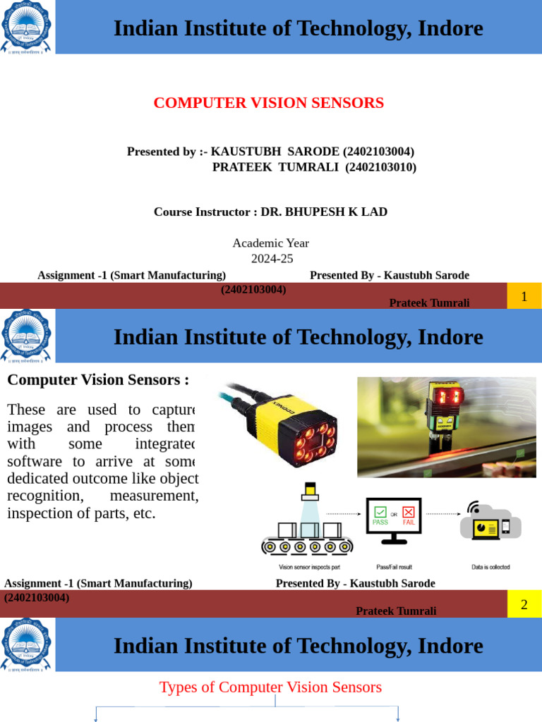 Camera Vision Sensors | PDF | Charge Coupled Device | Computer Vision