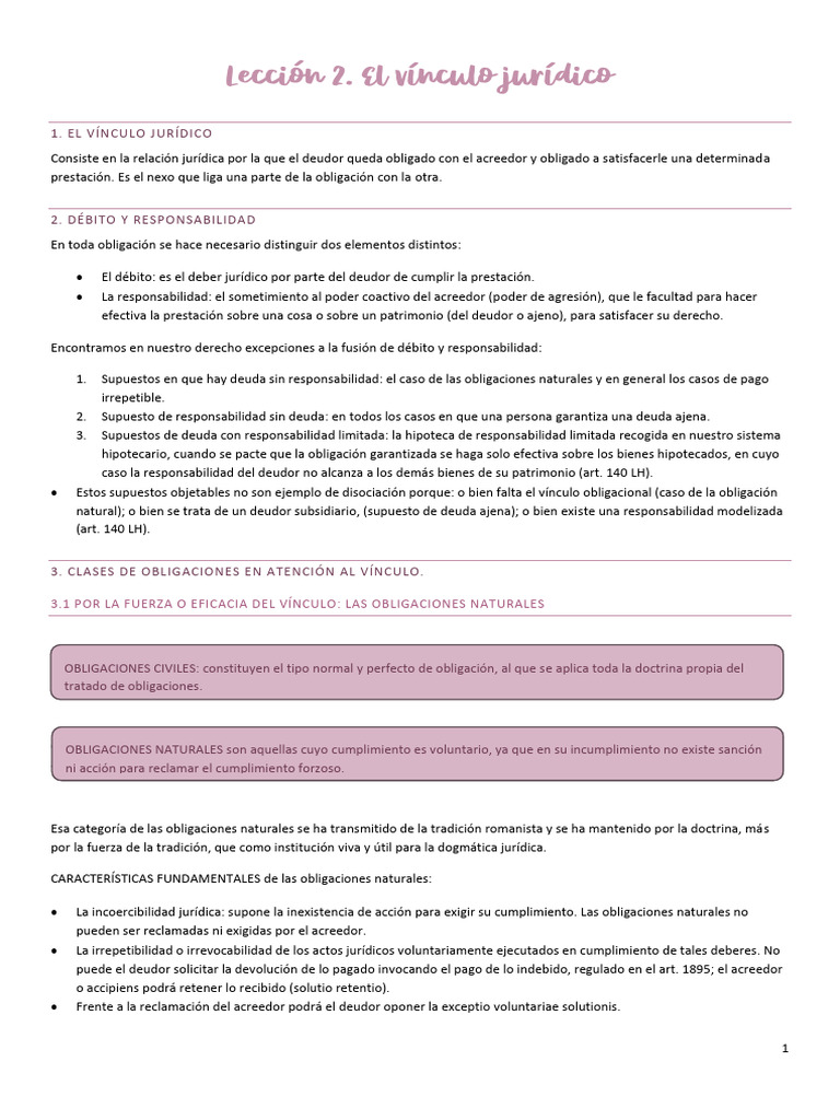 Lecc 2 | PDF | Pagos | Ley común