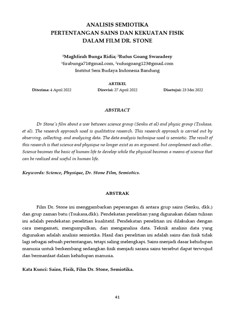 Admin, 2022 - 05 - LAYAR Vol 9 No 1 Juni (Maghfira - Goang) ISBI BDG | PDF