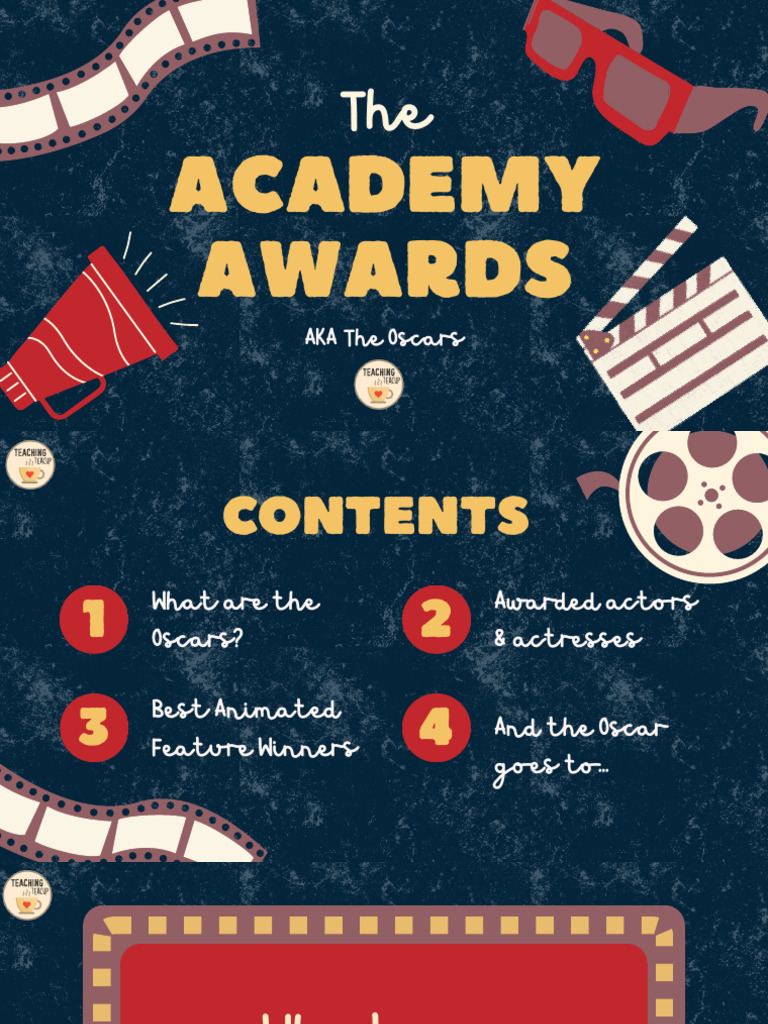 The Oscars @teachingteacup | PDF | Academy Awards