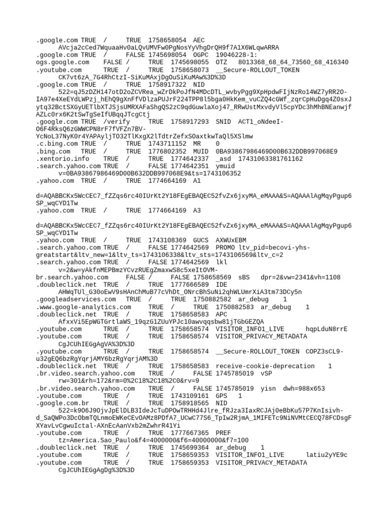 Cookies Chrome Default | PDF