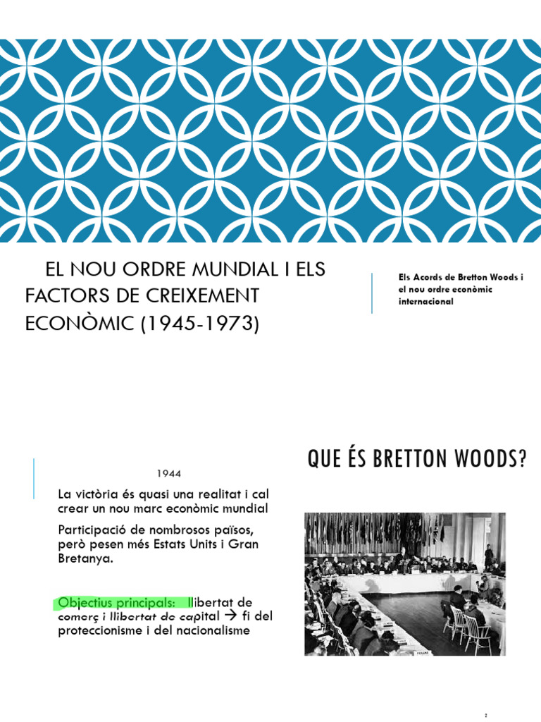 5.1 Els Accords de Bretton Woods | PDF