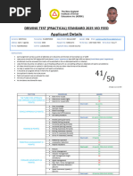 Driving Skills Checklist for Students | PDF