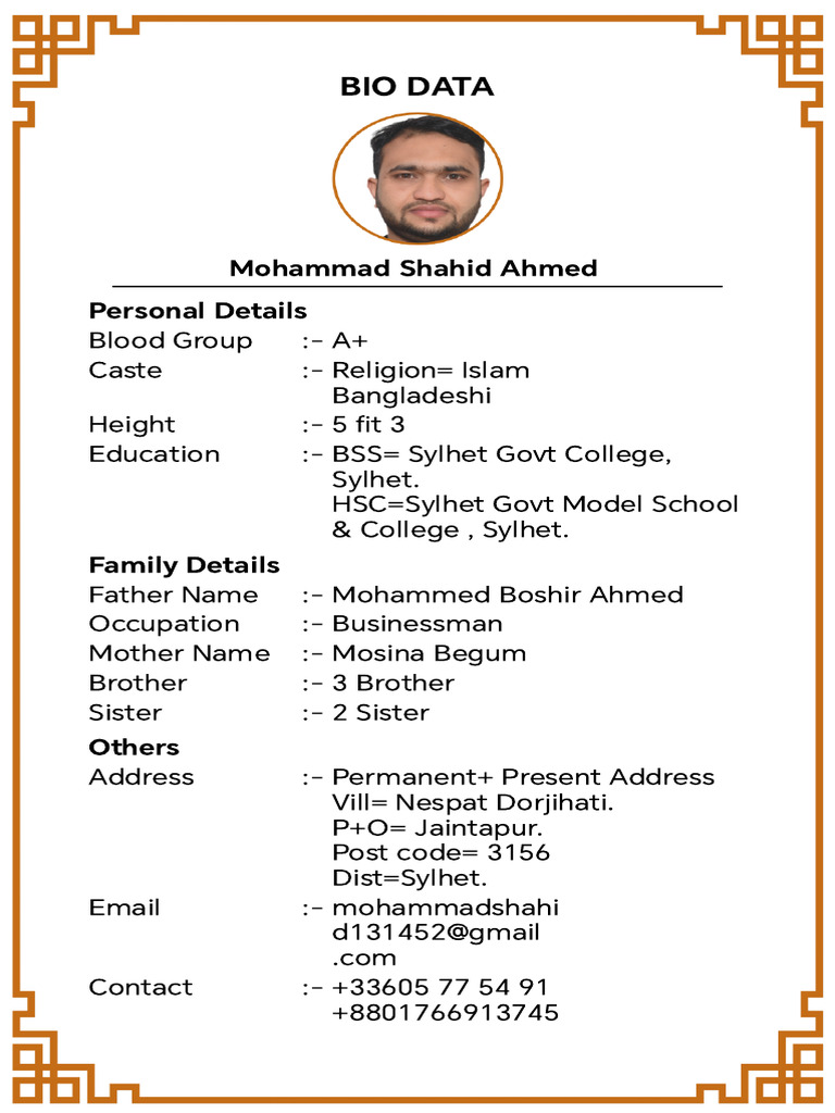 Biodata 7 | PDF