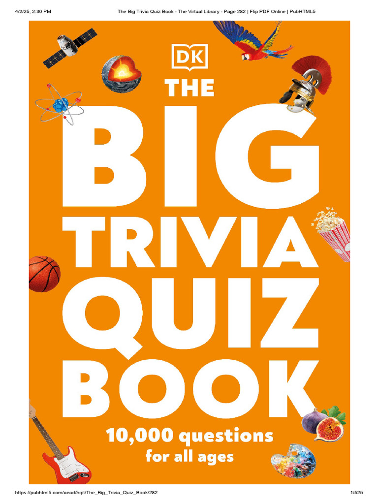 The Big Trivia Quiz Book - The Virtual Library - Page 282 - Flip PDF ...