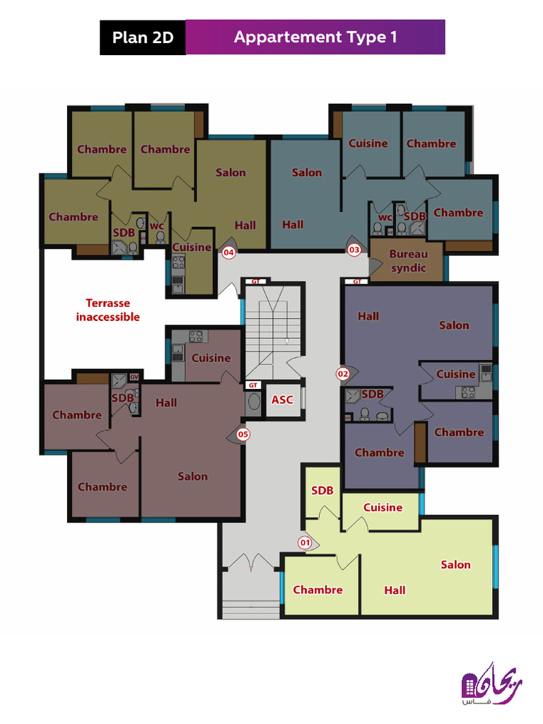 Plan 2D - Rayhane Fès | PDF