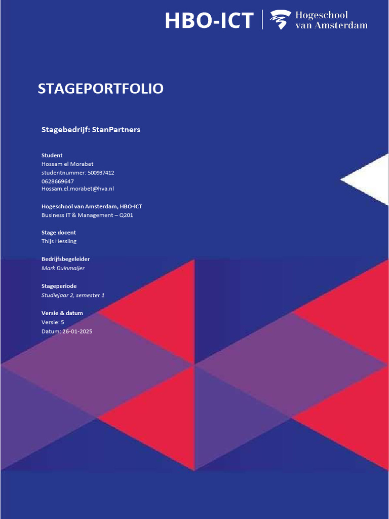 Eindversie Portfolio Fase 2 Hossam El Morabet | PDF