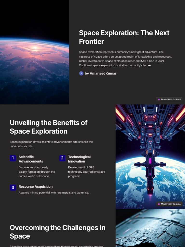Space Exploration The Next Frontier | PDF