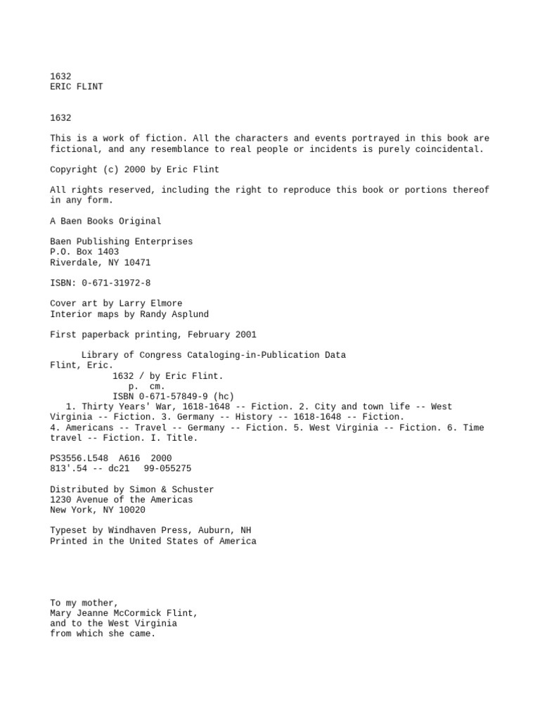 Flint, Eric - Assiti Shards - 01 - 1632 | PDF | Revolver | Shotgun