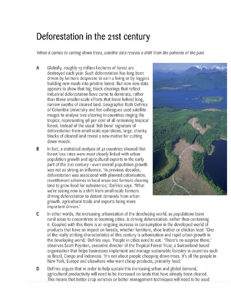 Deforestation | PDF