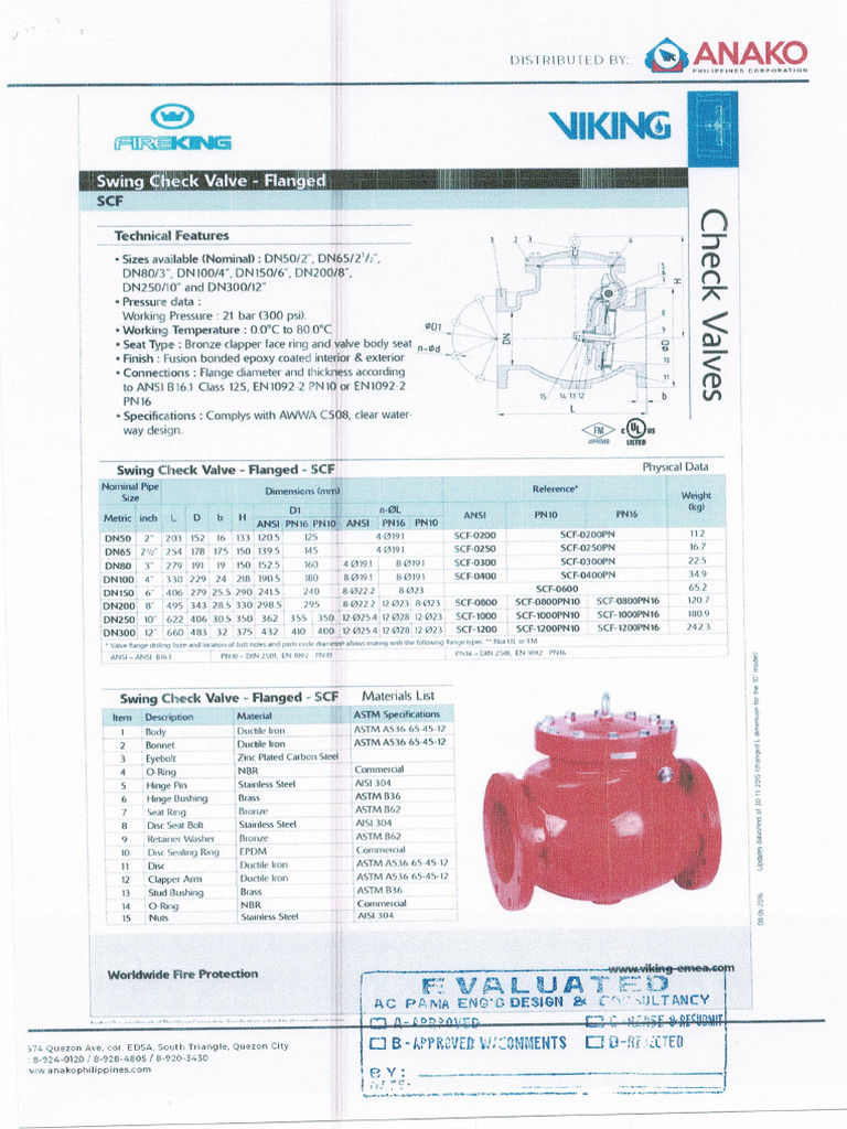 Check Valve Brochure | PDF
