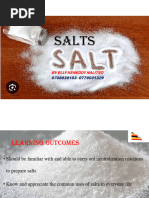 Making Salts: Key Concepts and Methods | PDF | Salt (Chemistry) | Ion