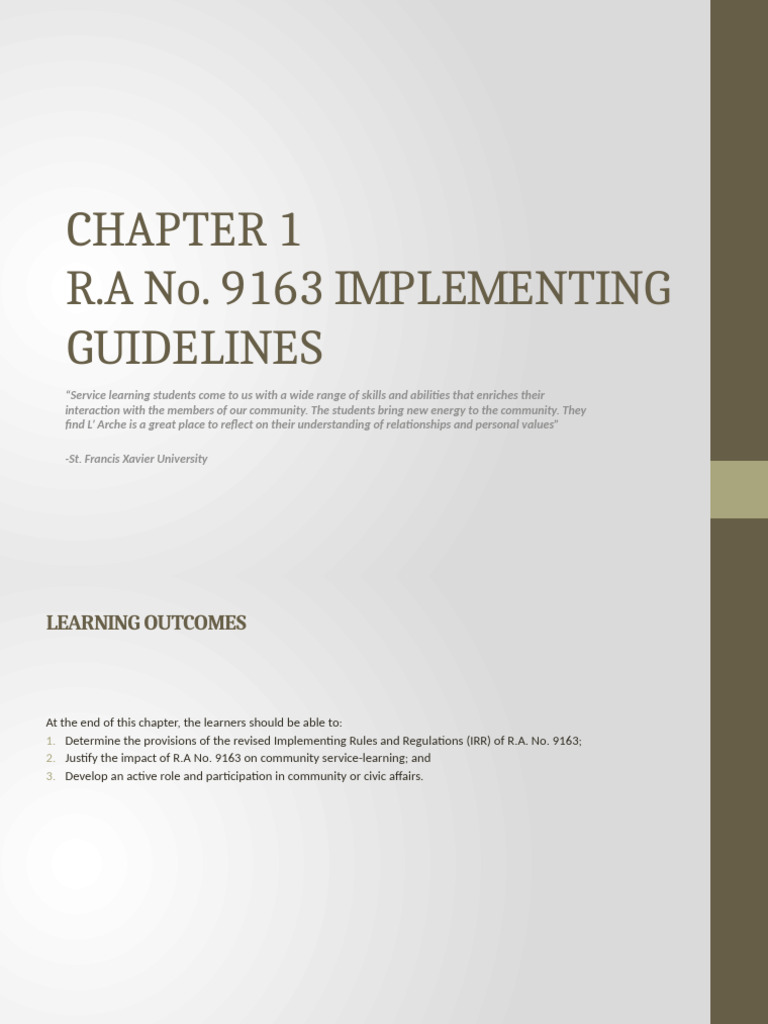 CHAPTER-1-NSTP-2 (1) | PDF | Non Governmental Organization | Service Learning