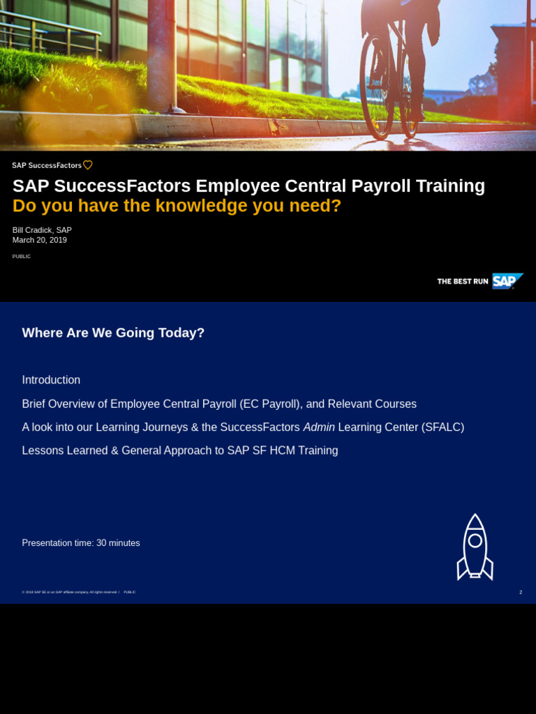 SAP SuccessFactors ECP Training Overview | PDF | Educational Technology ...