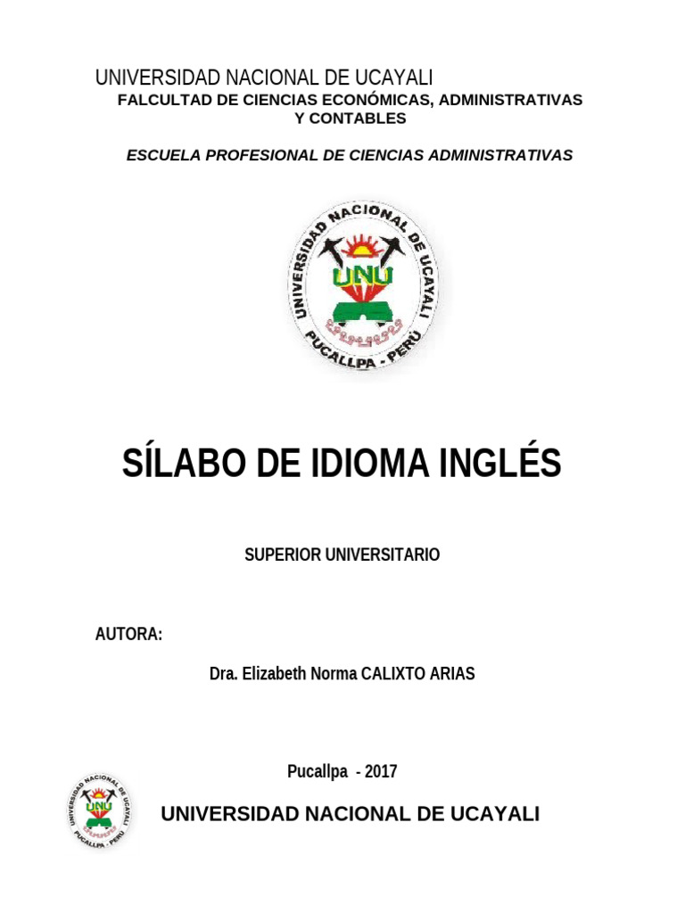 silabo-INGLES II | PDF | Gramática | Léxico