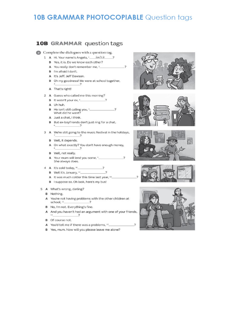 10b Grammar Teachers With Answer Keys | PDF