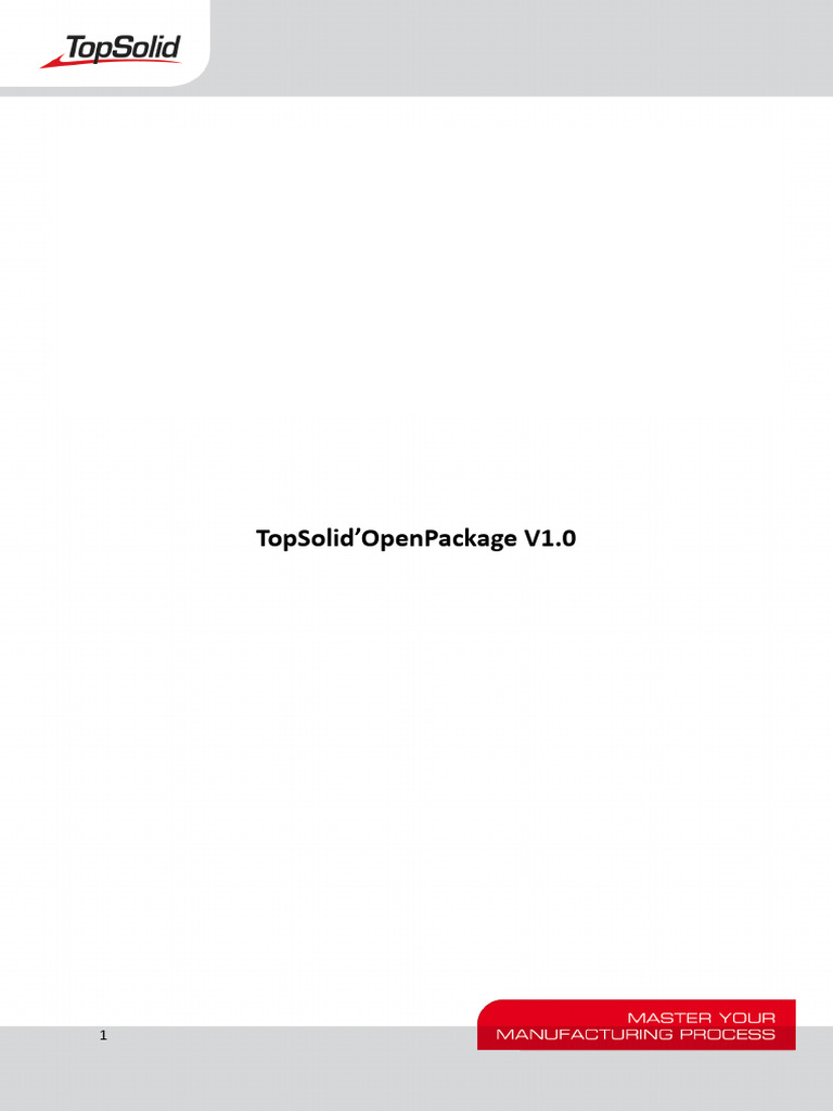 TopSolid'Design 7.19 OpenPackage | PDF | Data Type | Xml