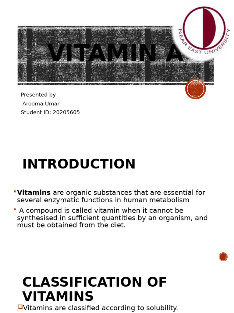 Vitamin A | PDF