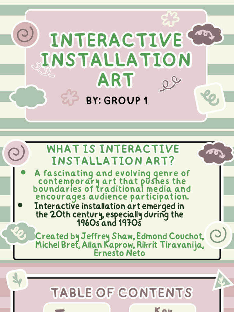 Group 1 - Interactive Installation Art | PDF | Installation Art ...