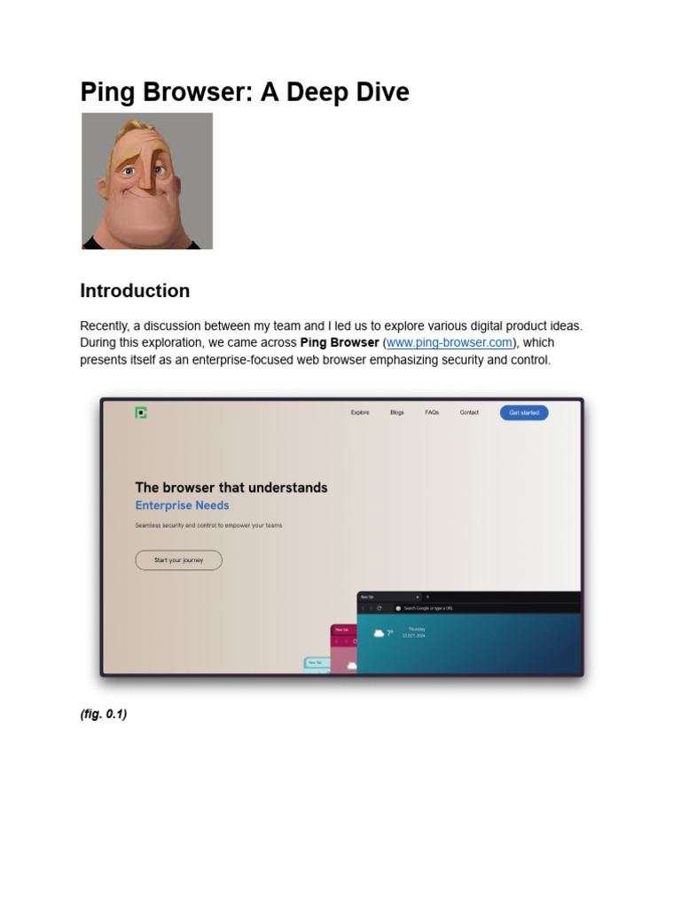 Ping Browser Whitelabeling Research | PDF | Software | Computing