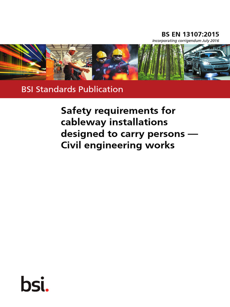 BS en 13107 2015 | PDF | Foundation (Engineering) | Safety
