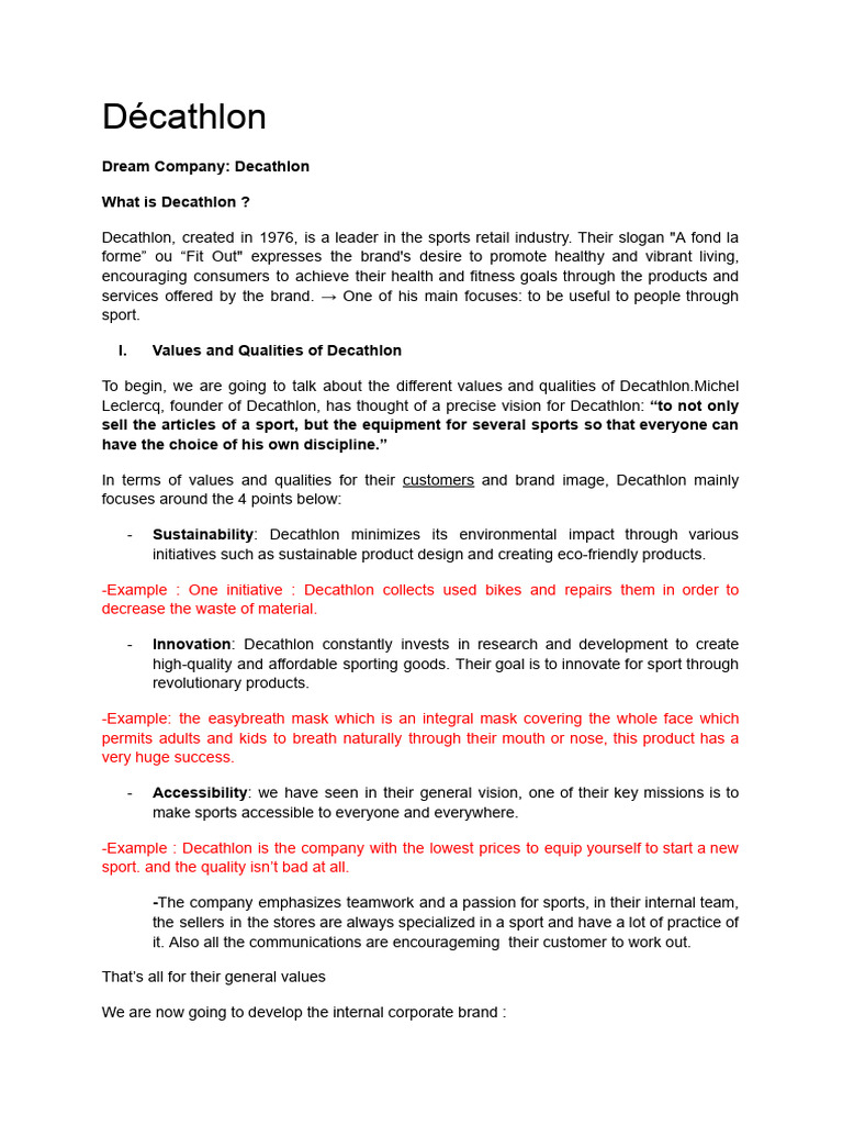Décathlon CSR | PDF | Balance Sheet | Equity (Finance)