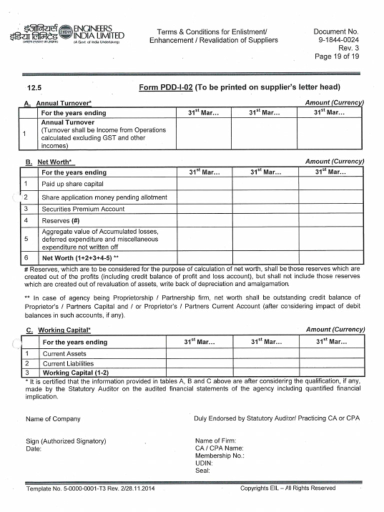 Form PDD-I-02 | PDF
