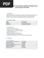 Buffalo Farming Project Report For A Dairy Farm | PDF | Dairy | Dairy ...
